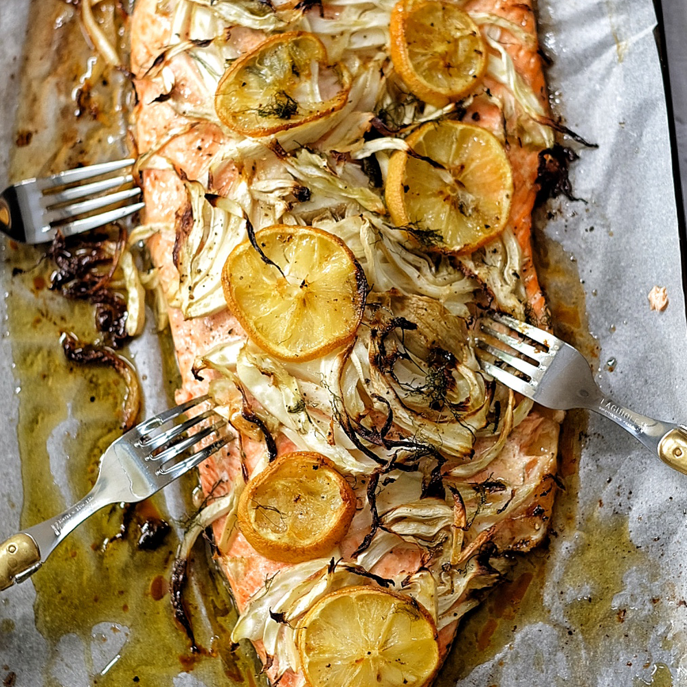 Baked Ocean Trout Fillet - Mumma's Country Kitchen